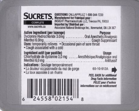 Sucrets Complete Cool Citrus Lozenges | Walmart Canada