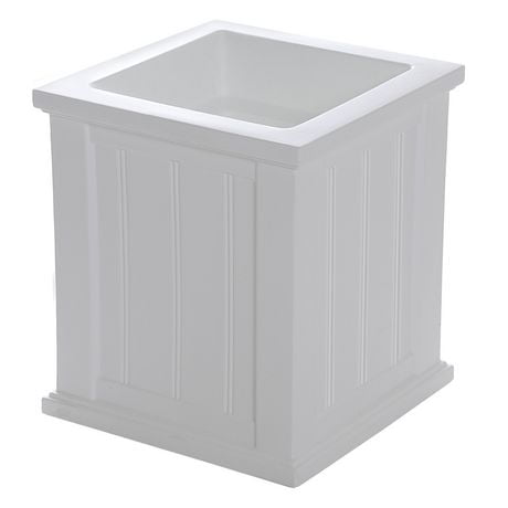 Click here for Mayne Cape Cod Patio Planter 16X16 White prices