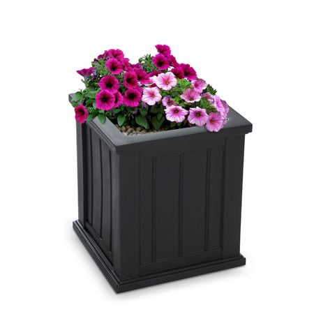 Click here for Mayne Cape Cod Patio Planter 16X16 Black prices