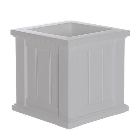 Click here for Mayne Cape Cod Patio Planter 14X14 White prices