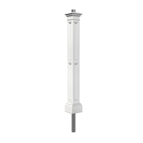 Click here for Mayne Liberty Lamp Post White With Mount Black 9.5 prices
