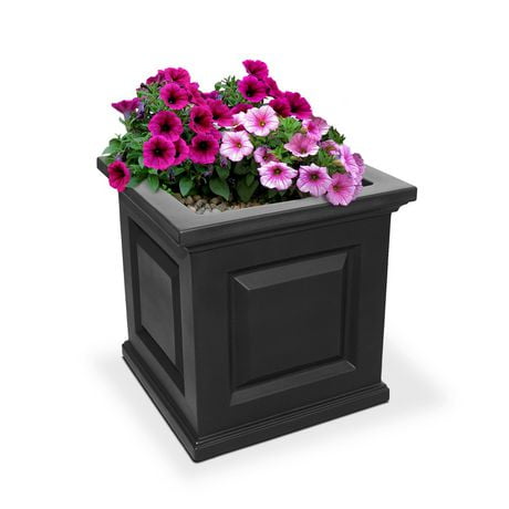 Click here for Mayne Nantucket 16X16 Patio Planter Black prices