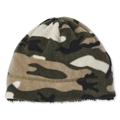 Click here for George Mens Fleece Camo Beanie Olive One Size prices