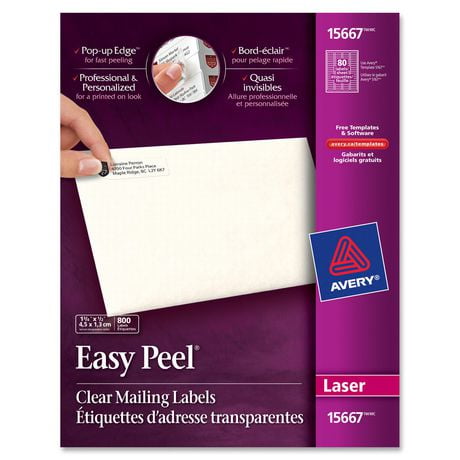 Avery Easy Peel Address Label | Walmart Canada