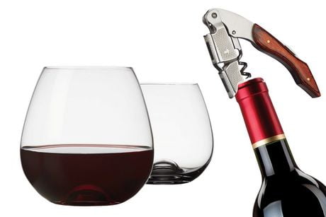 Click here for Brilliant Tandem 3 Piece Wine Set Clear prices