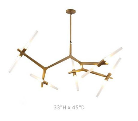 Click here for Take Me Home Furniture Asymmetrical Chandelier Wit... prices