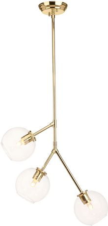 Click here for Take Me Home Furniture Atoms 3 Light Pendant In Go... prices