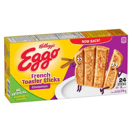 Kellogg’s Eggo French Toaster Sticks Cinnamon 270g | Walmart Canada