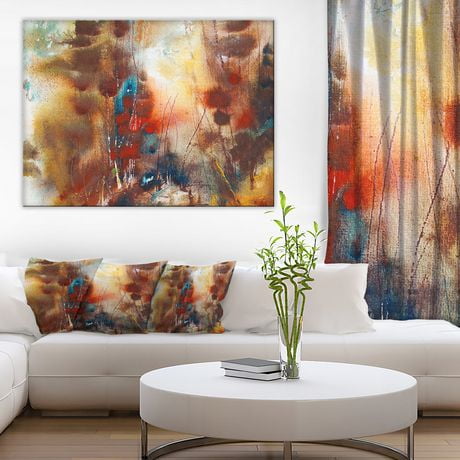 Click here for Design Art Artistic Brown Canvas Print Brown 30In... prices