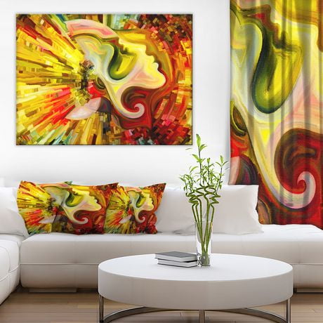Click here for Offray Design Art Beyond Inner Paint Canvas Print... prices