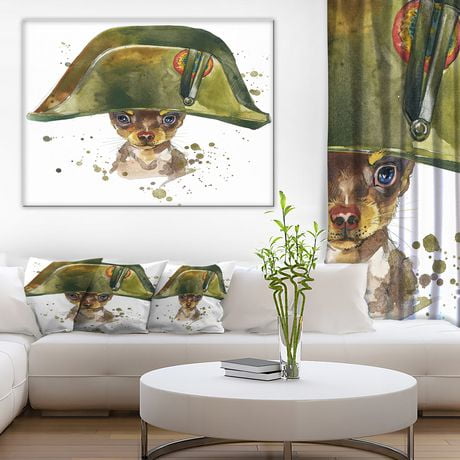 Click here for Design Art Toy Terrier Dog Graphics Art Canvas Pri... prices