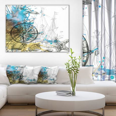 Click here for Design Art Marine Background Illustration Art Canv... prices
