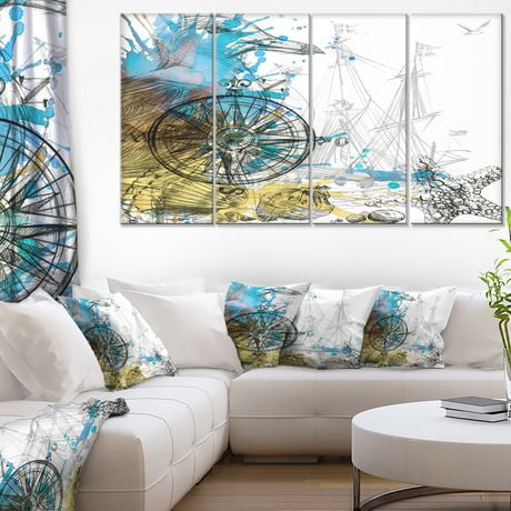 Click here for Design Art Marine Background Illustration Art Canv... prices