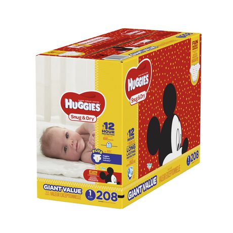 Huggies Snug & Dry Diapers, Mega Colossal | Walmart Canada