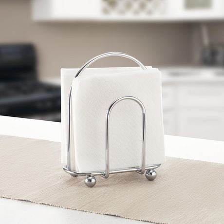 Click here for Home Basics Chrome Napkin Holder Chrome Medium prices