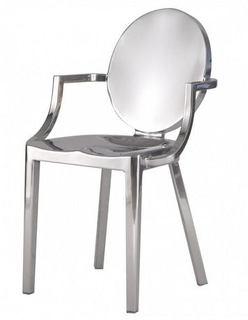 Click here for Heavenly Collection Metal Armchair Silver # prices
