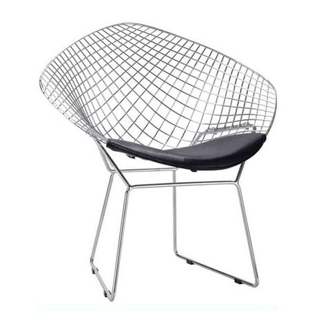 Click here for Heavenly Collection Chrome Black Chair Chrome # prices