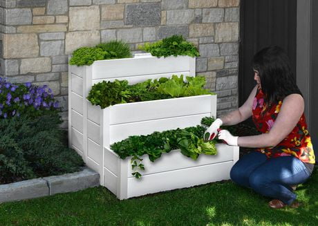 Click here for Vita Cascading Keyhole Garden White 36X33 prices