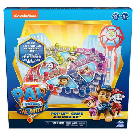 PAW Patrol, Movie Pop Up Game, Classic Board Game for Kids Ages 4 and ...