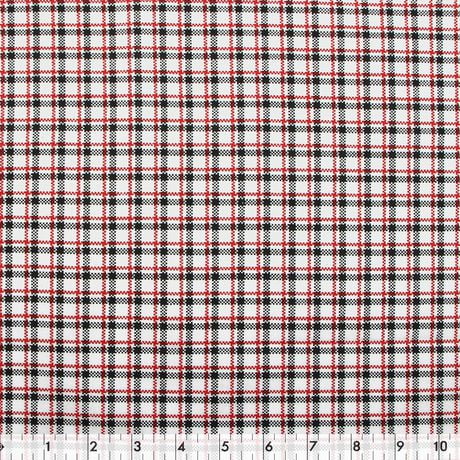 Click here for Fabric Creations White With Red And Black Plaid Co... prices