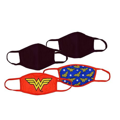 Ladies Wonder Woman 4 Pack Hero Face Masks | Walmart Canada