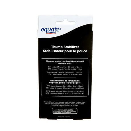 Equate(Tm/Mc) Thumb Stabilizer 39300WMCA | Walmart Canada