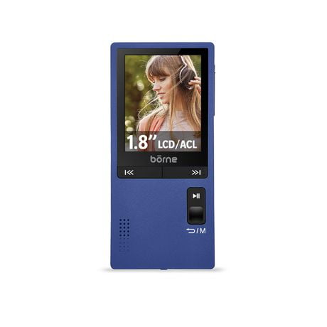 Borne 8GB Video MP3 Player - Blue - Walmart.ca