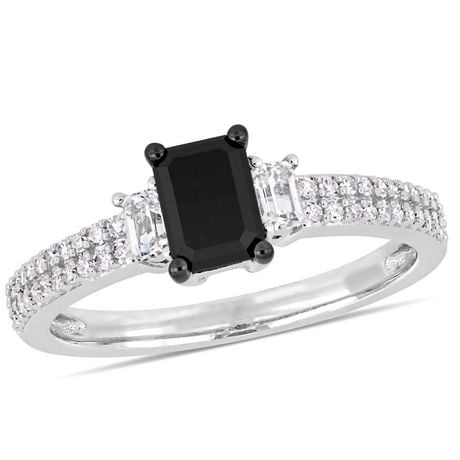 Click here for Miabella 4/5 Carat T. W. Black And White Diamond A... prices