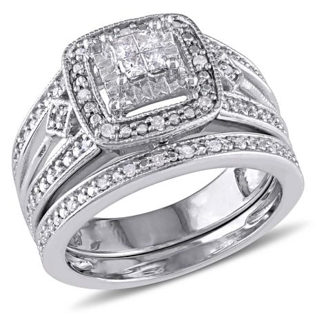 Click here for Miabella 0.25 Carat T. W. Diamond Sterling Silver... prices