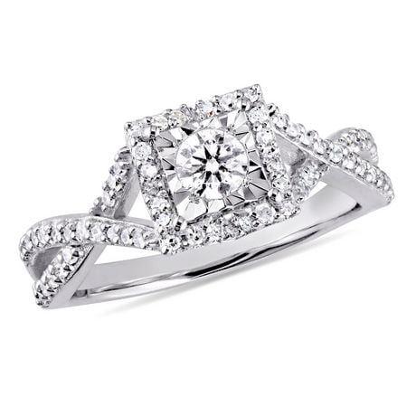 Click here for Miabella 0.50 Carat T. W. Diamond Sterling Silver... prices