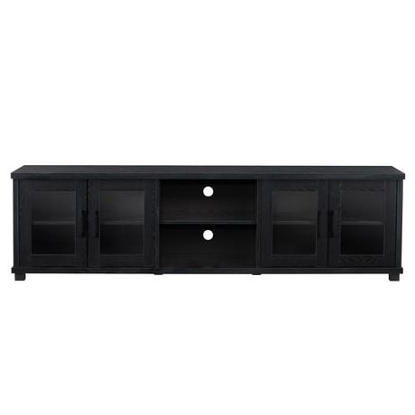 Click here for Corliving Fremont Tv Bench With Glass Cabinets For... prices