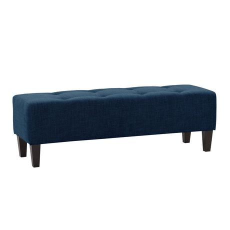 Click here for Corliving Rosewell Fabric Button-Tufted Accent Ben... prices