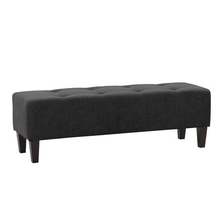 Click here for Corliving Rosewell Fabric Button-Tufted Accent Ben... prices