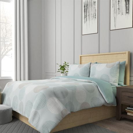 GRAPHIC BUBBLES COMFORTER ENSEMBLE 7PC BIAB KING | Walmart Canada