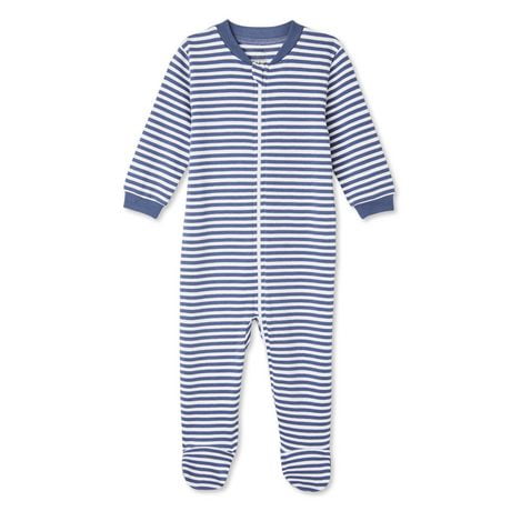 Click here for George Baby Boys Full-Zip Sleeper Blue 12-18 Month... prices