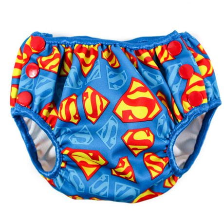 Bumkins DC Comics - Swim Diaper - Superman Icon Tossed | Walmart Canada