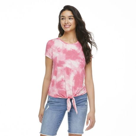 George Women's Printed Tie-Front Top | Walmart Canada