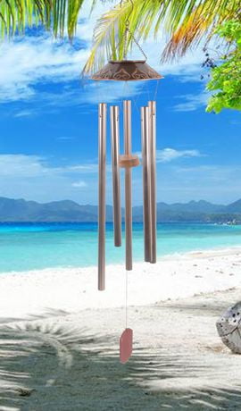 Click here for Hometrends Copper Metal Wind Chime Copper 6.8X1.3X... prices