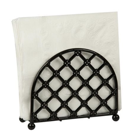 Click here for Home Basics Lattice Collection Free-Standing Napki... prices