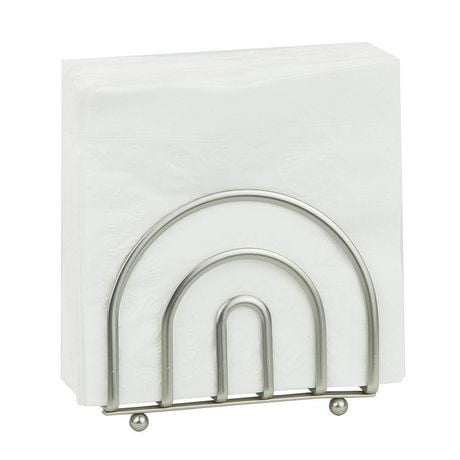 Click here for Home Basics Satin Nickel Napkin Holder Silver Medi... prices