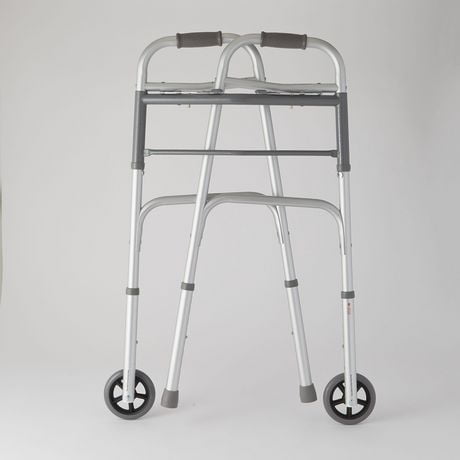 Medline Two-Button Folding Walker | Walmart Canada