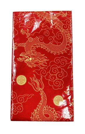 Chinese New Year Paper Napkin, 12.875" x 15.625", 20ct, CNY tableware ...