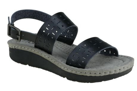 Click here for Earth Spirit Womens Yuma Wedge Sandals Black 6.5 prices