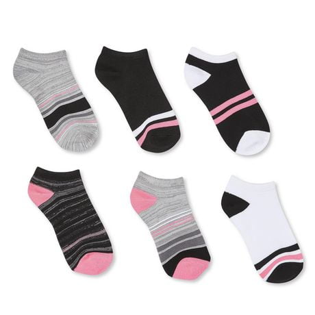 Click here for George Girls Low-Cut Socks 6-Pack Grey 10-12 prices