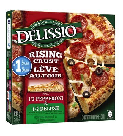 DELISSIO® Rising Crust ½ Pepperoni and ½ Deluxe Peppers Pizza | Walmart ...