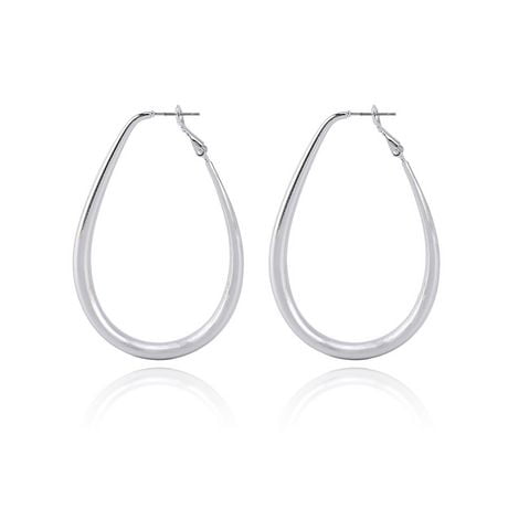 Click here for Allison Rose Atelier Oval Hoop Earrings Yellow One... prices