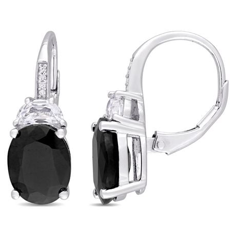Click here for Asteria 8 Carat T. G.W. Black Sapphire And Created... prices