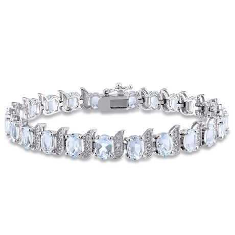 Click here for Tangelo 9-5/8 Carat T. G.W. Aquamarine And Diamond... prices