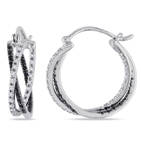 Click here for Asteria 1/4 Carat T. W. Black And White Diamond St... prices