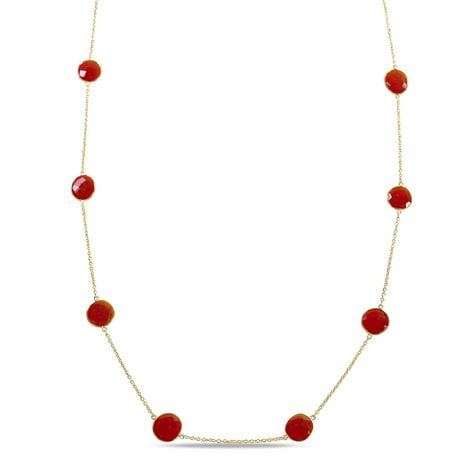 Click here for Tangelo 42 Carat T. G.W. Carnelian Yellow Rhodium-... prices